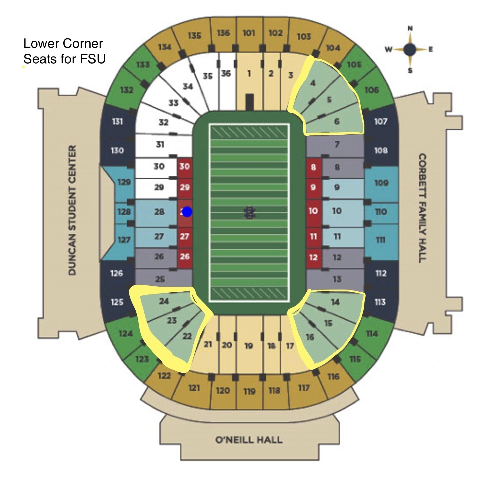 Notre Dame Football Stadium Seating Chart Penn State Vs. Notre Dame